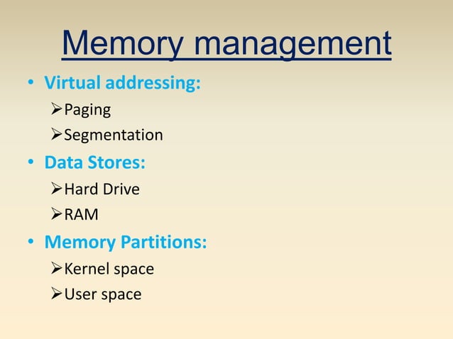 What is Kernel, basic idea of kernel | PPT