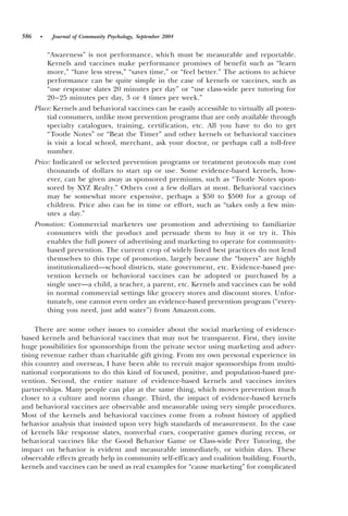 Evidence-based kernels for community change and prevention | PDF