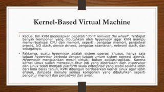 Kernel-based Virtual Machine | PPTX