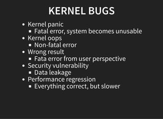 Linux kernel bug hunting | PPT