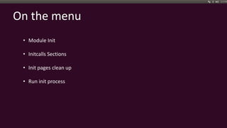 Linux Kernel Init Process | PPT