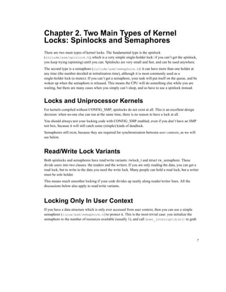 Kernel locking | PDF