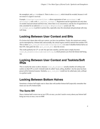 Kernel locking | PDF
