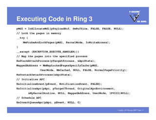 Kernel Malware - The Attack from Within | PDF | Computing | Technology ...