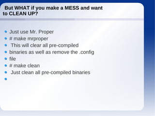 Walking around linux kernel | PPT