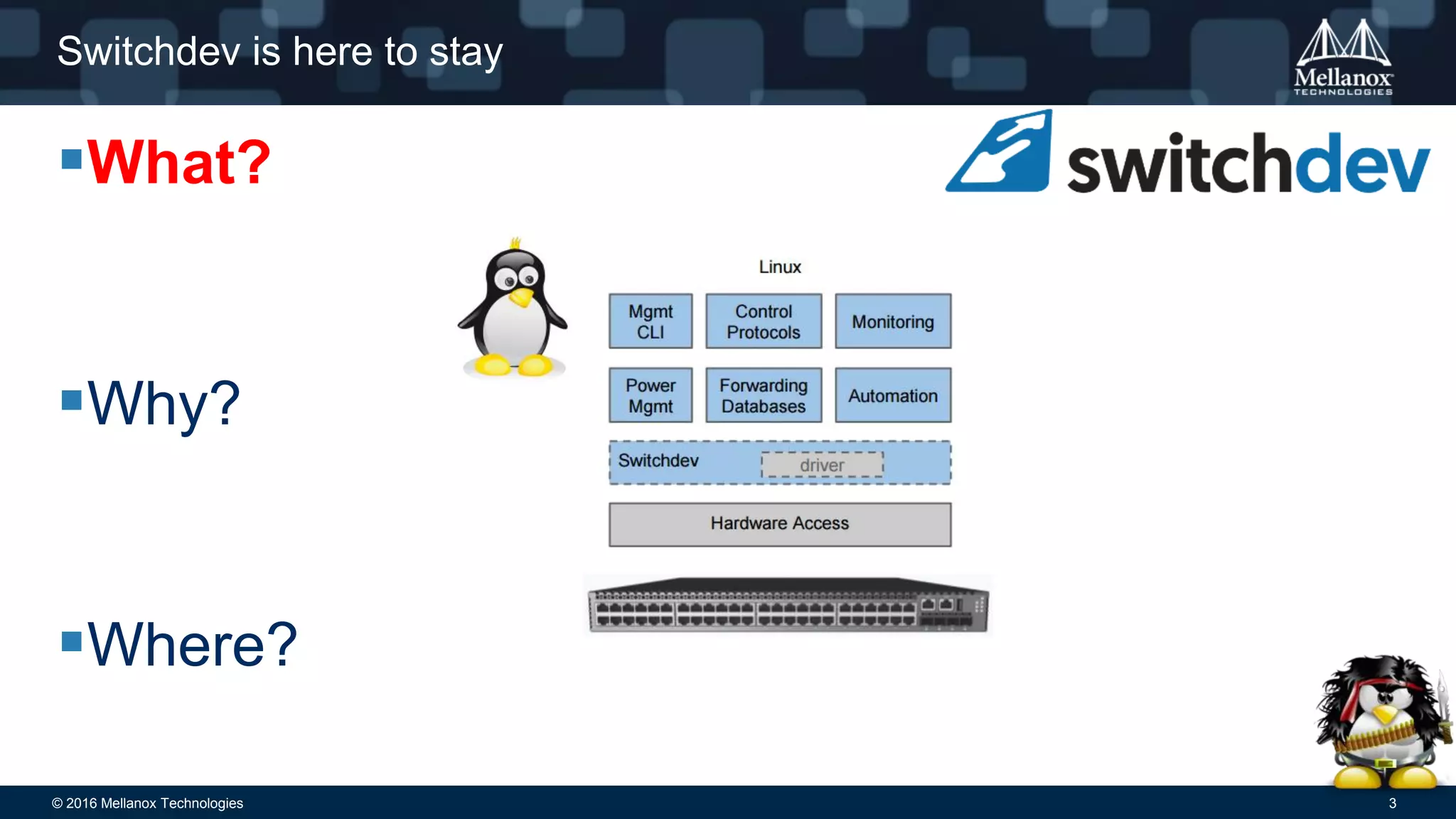 Switchdev - No More SDK | PPT