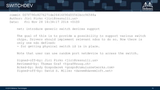 Switchdev - No More SDK | PPT