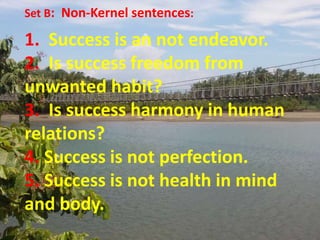 KERNEL SENTENCE | PPTX