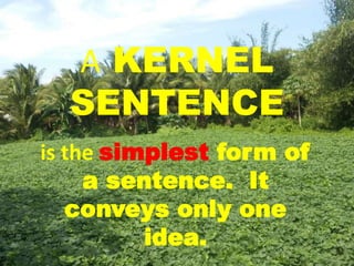 KERNEL SENTENCE | PPTX