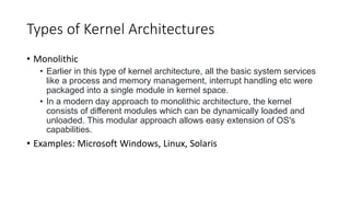 _Kernel and Kernel Architectures.ppt
