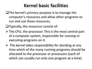 Kernel (computing) | PPT