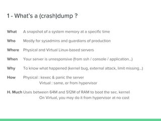 Kernel crashdump | PPT