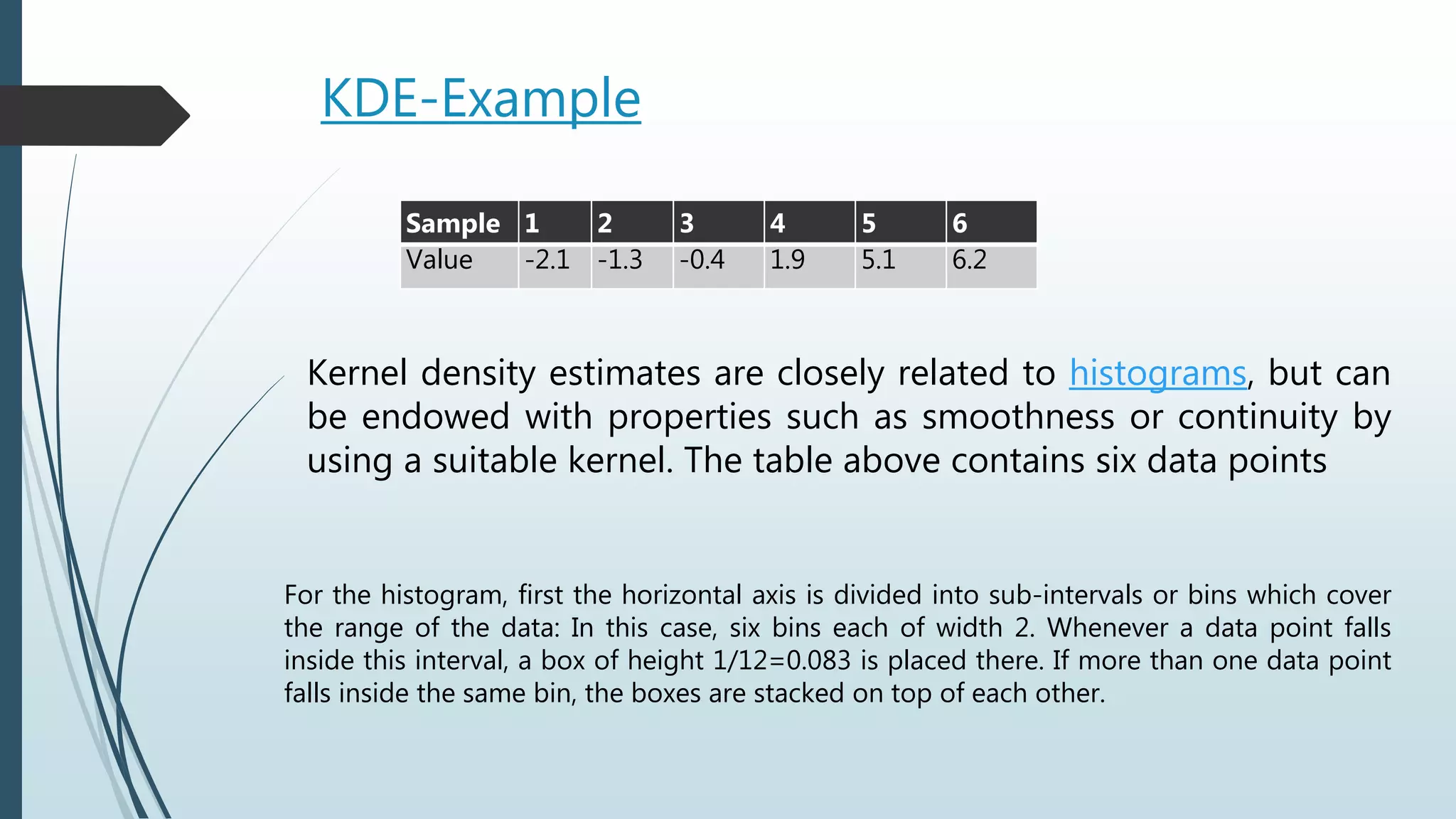 Kernel Density Estimation Kde Pptx Computer Networking Computing