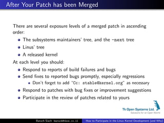 Linux Kernel Participation HowTo | PDF