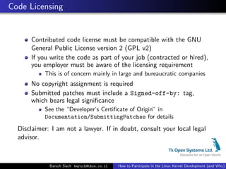 Linux Kernel Participation HowTo | PDF