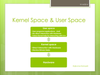 Introduction to Kernel and Device Drivers | PPTX