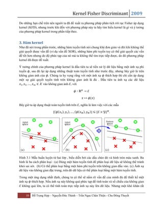 Kernel fisher discriminant | PDF