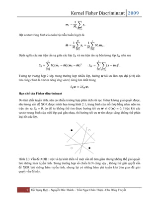 Kernel fisher discriminant | PDF