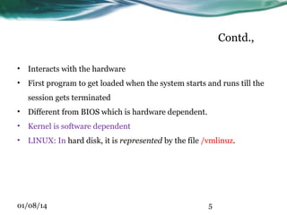 Kernel mode vs user mode in linux | PPT