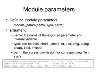 Linux kernel modules | PPT | Operating Systems | Computer Software and ...