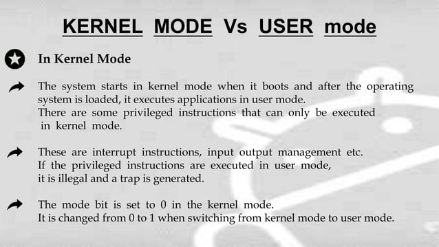 Kernel | Operating System | PPTX | Operating Systems | Computer ...