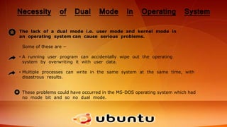 Kernel | Operating System | PPTX