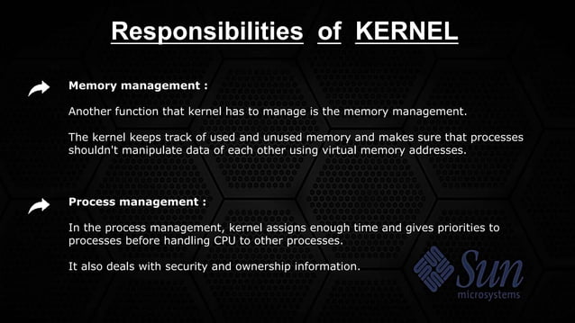 Kernel | Operating System | PPTX | Operating Systems | Computer ...
