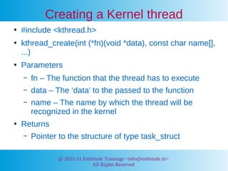 Kernel Process Management | PDF