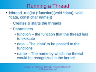 Kernel Process Management | PPT
