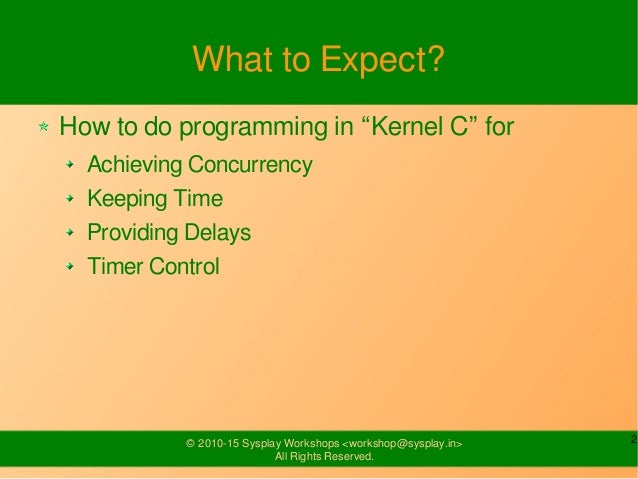 Kernel Programming
