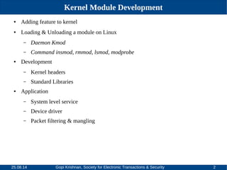 netfilter programming | PDF