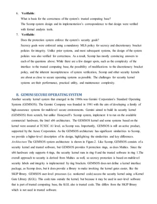 Kernel security of Systems | DOCX