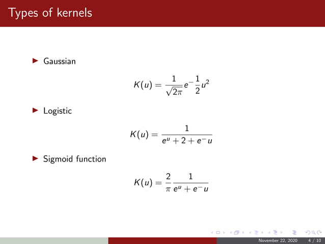 Kernels in convolution | PPT