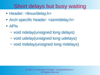 Kernel Timing Management | PPT
