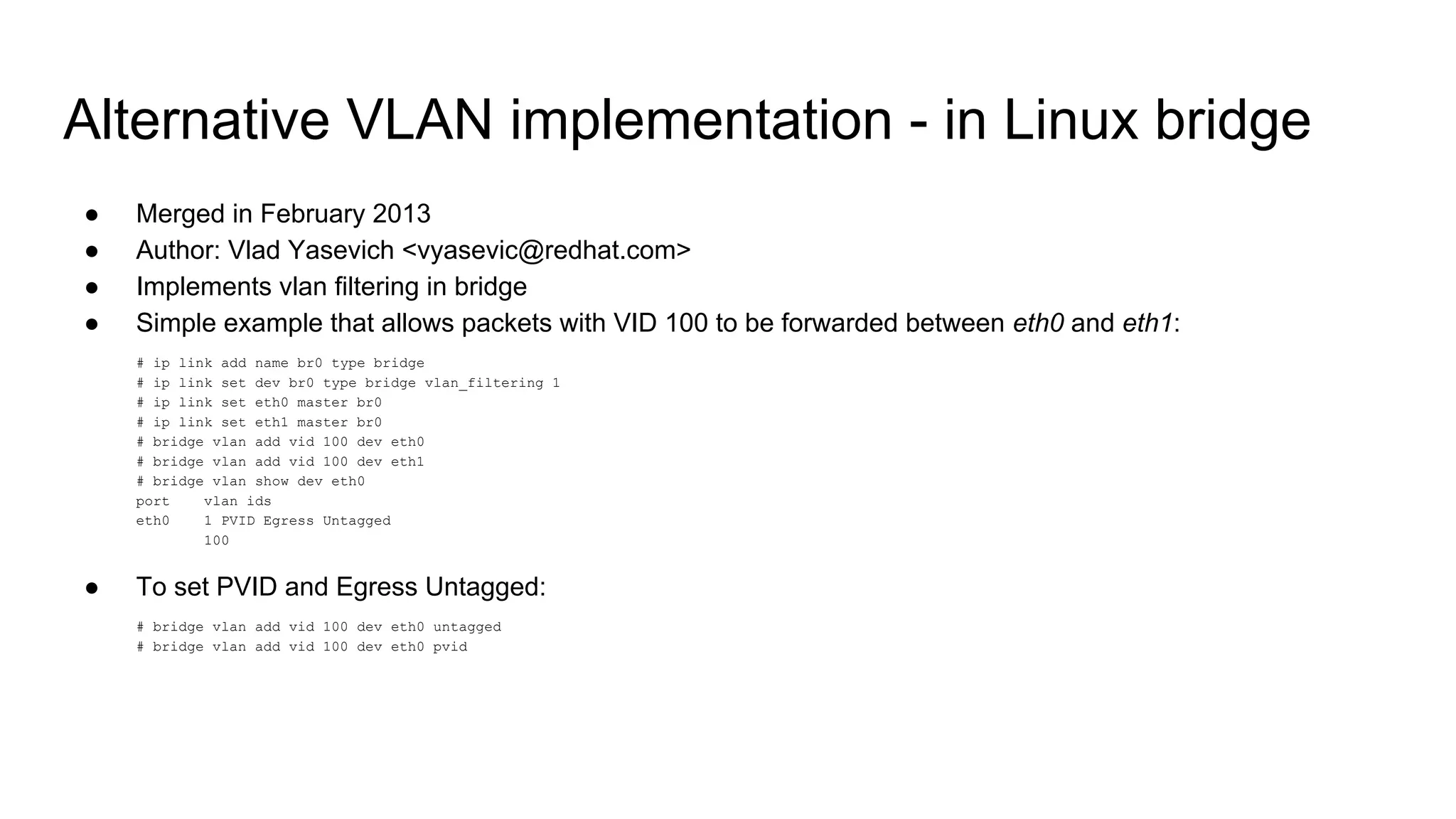VLANs in the Linux Kernel | PDF