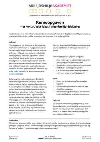 Implementering af Kerneopgaven - de næste skridt | PDF
