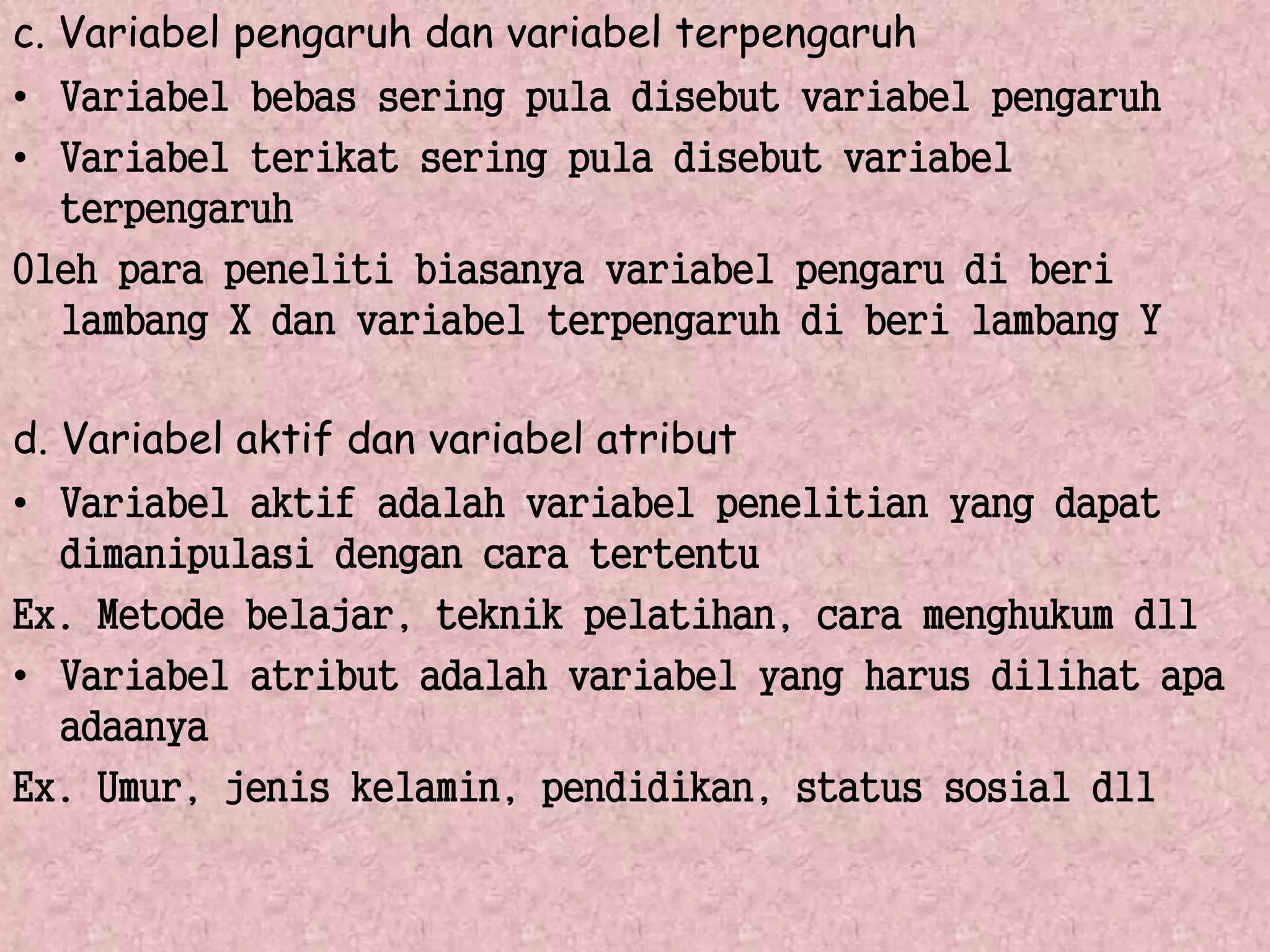 KerAngka konsep, variabel dan hipotesis | PPTX