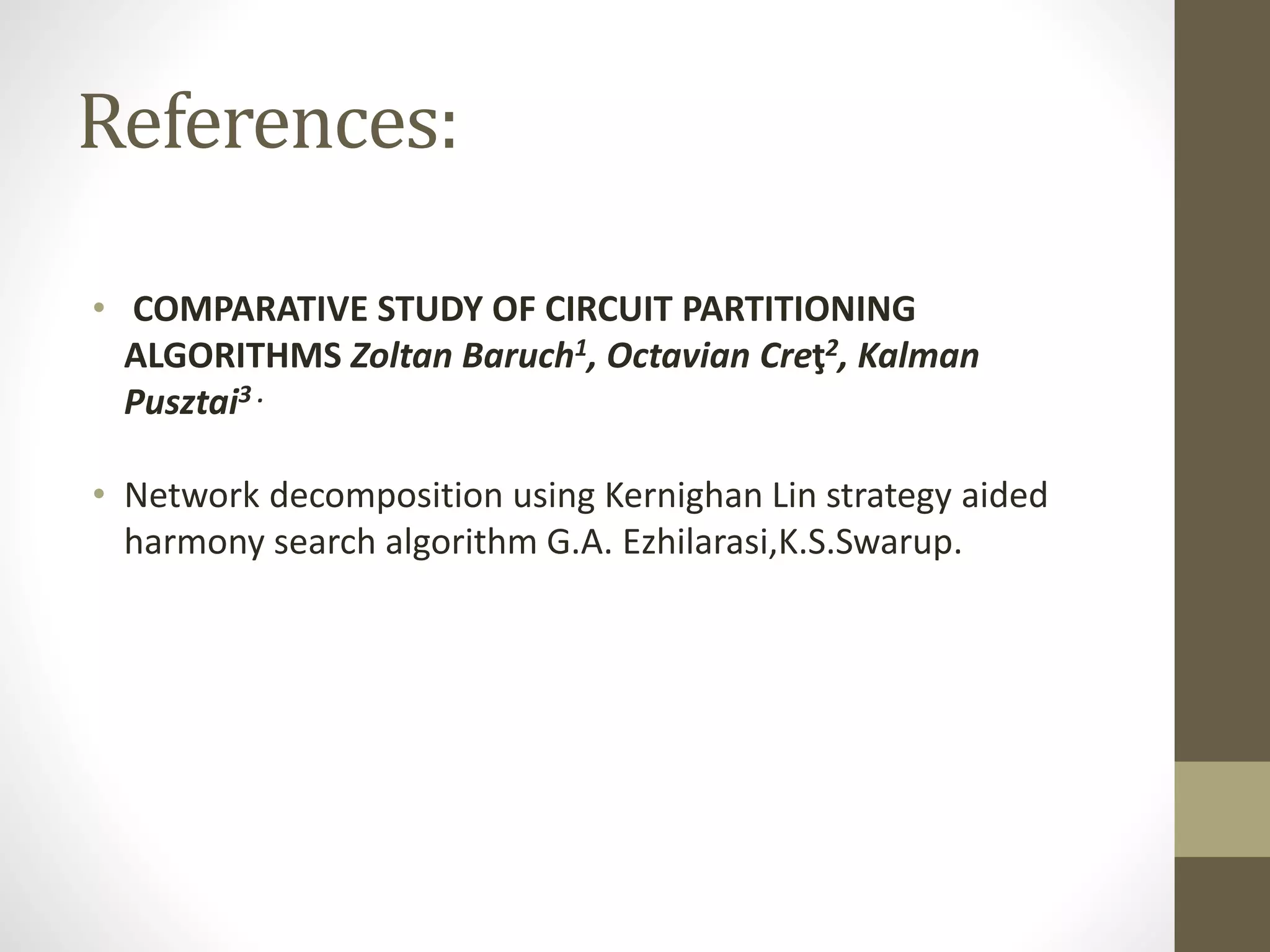 Kernighan lin | PPTX