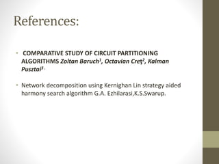 Kernighan lin | PPTX