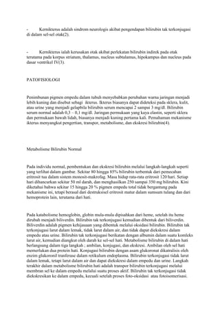 Kernikterus | PDF