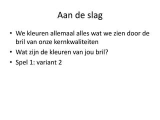 Kernkwadranten | PPTX