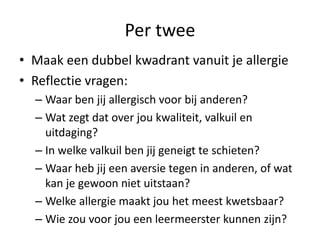 Kernkwadranten | PPTX