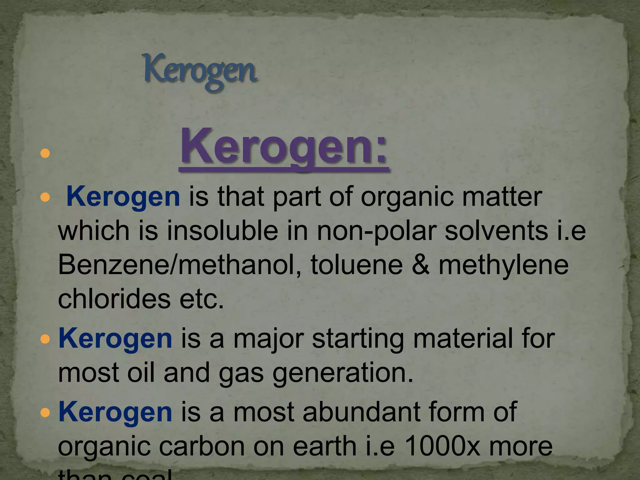kerogen | PPTX