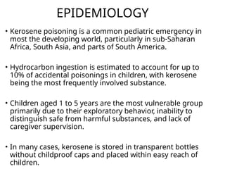 INTRODUCTION TO KEROSENE POISONING pptx.pptx