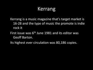 Kerrang | PPTX