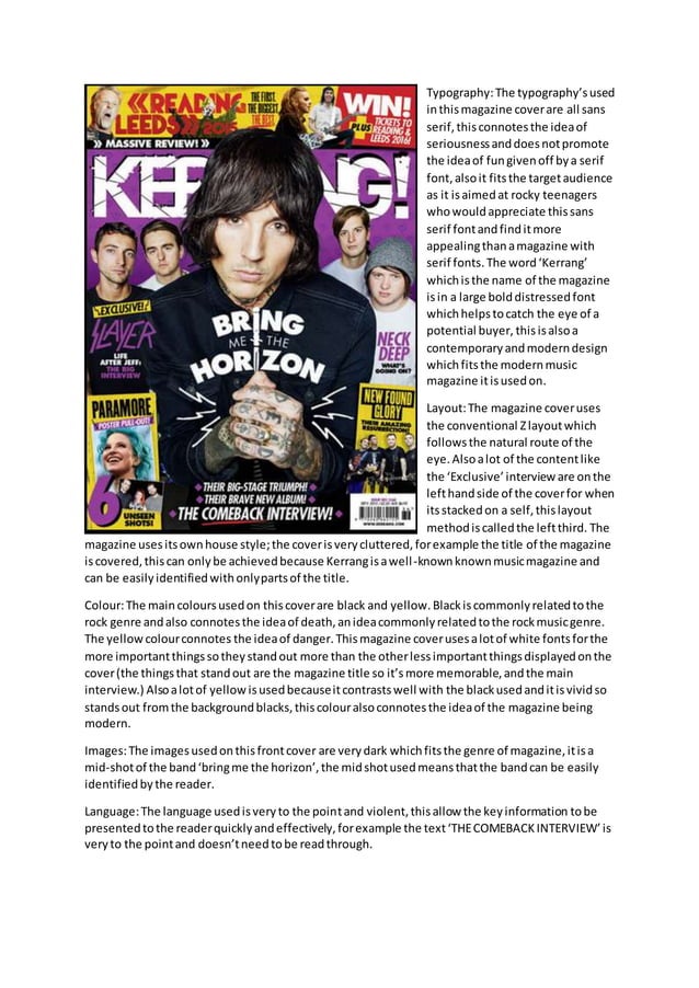 Kerrang | DOCX | Desktop Publishing | Computer Software and Applications