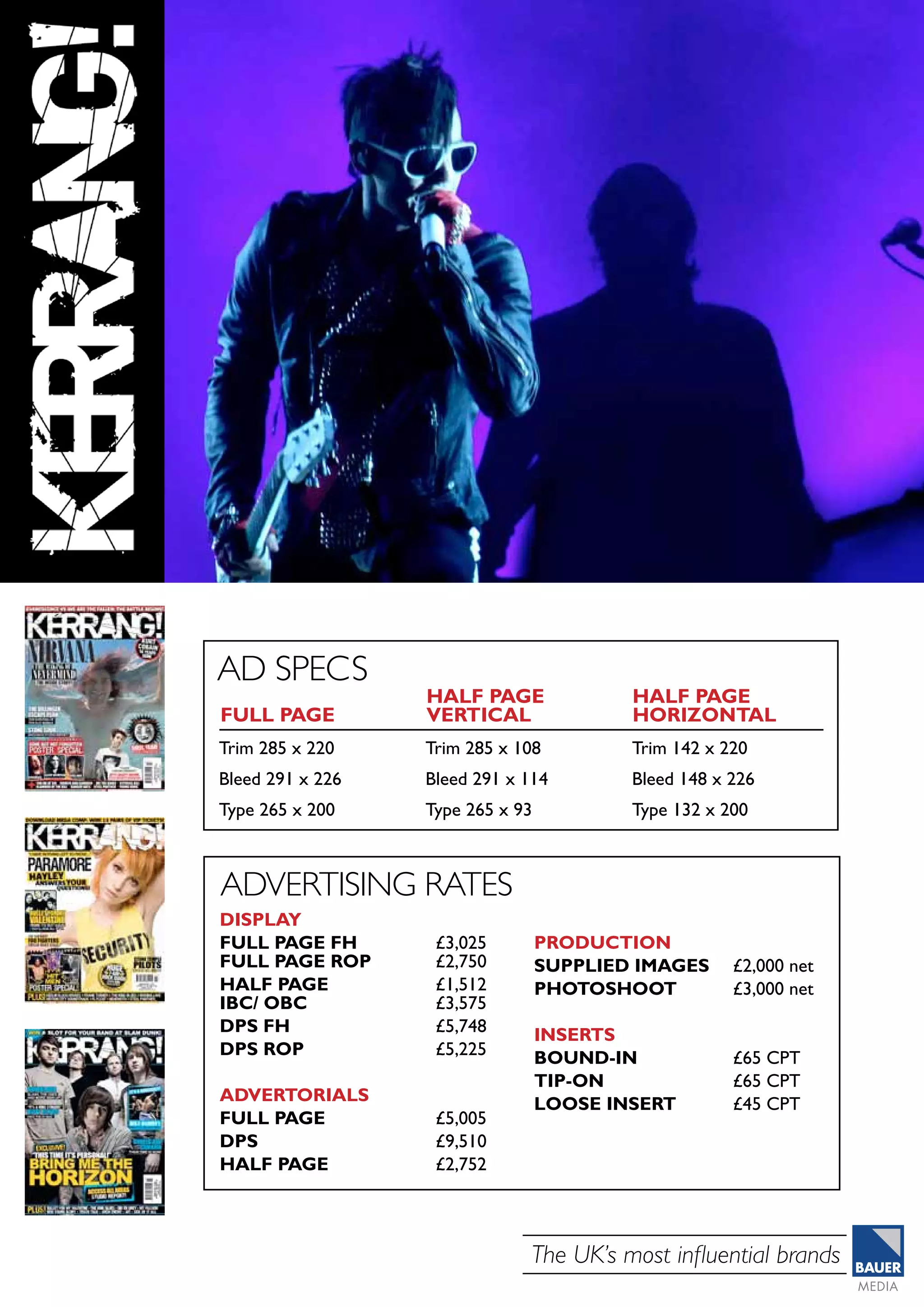 Kerrang! media pack-2011 | PDF