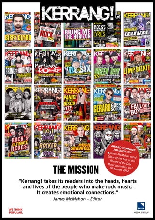 Kerrang! media pack-2014 | PDF