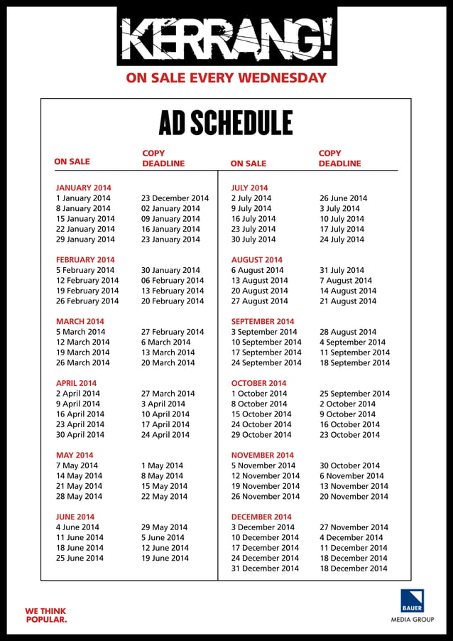 Kerrang! media pack-2014 | PDF