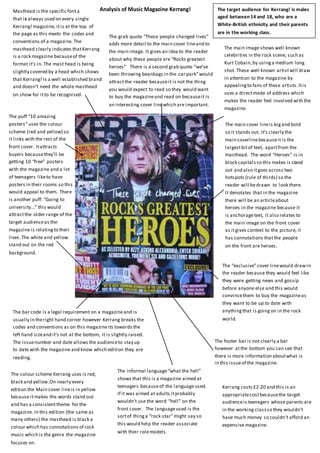 Kerrang analysis | PDF